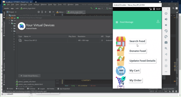 Food Waste Reducation Management Mobile App Project Source Code - Android & PHP Abstract - Code ...