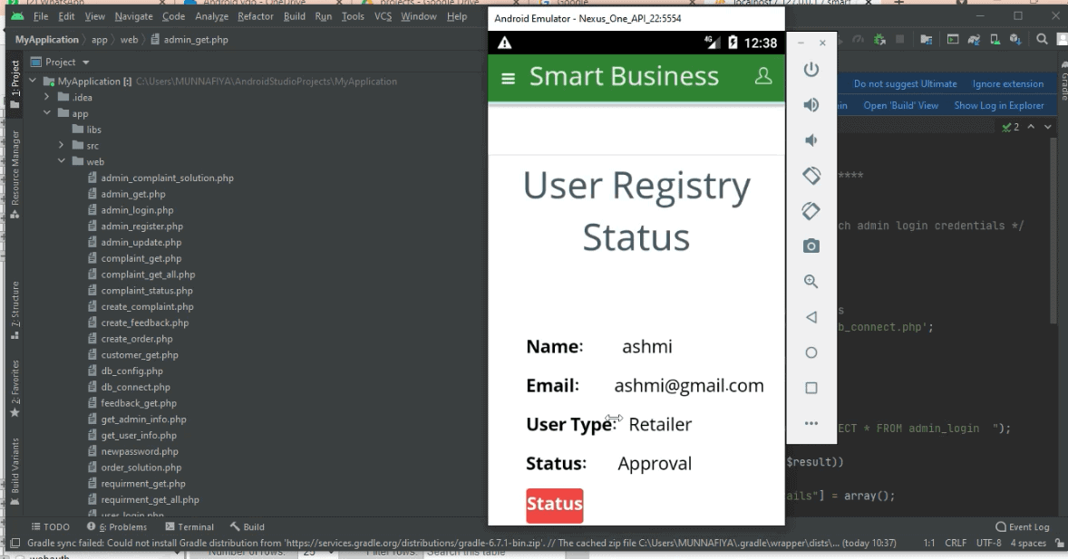 Online Smart Business - Android & PHP Abstract - Code Shoppy