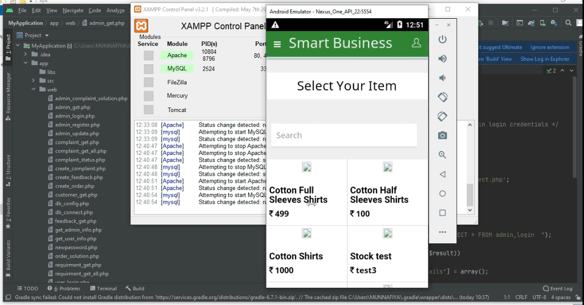 Online Smart Business - Android & PHP Abstract - Code Shoppy