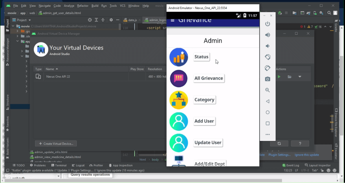 College Campus Grievance System For Student Project - Android & PHP Abstract - Code Shoppy